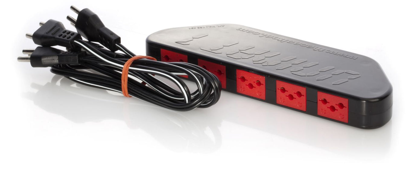 12V Distribution cabinet with 5 outlets+ 2 cables – The cool tool Store