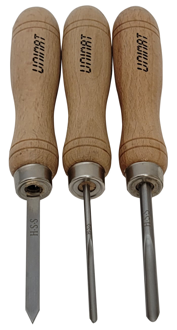 3 Professional woodturning gouges – The cool tool Store